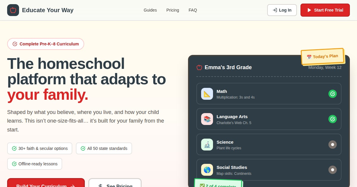 Third Grade Homeschool Curriculum: Complete Guide | Educate Your Way